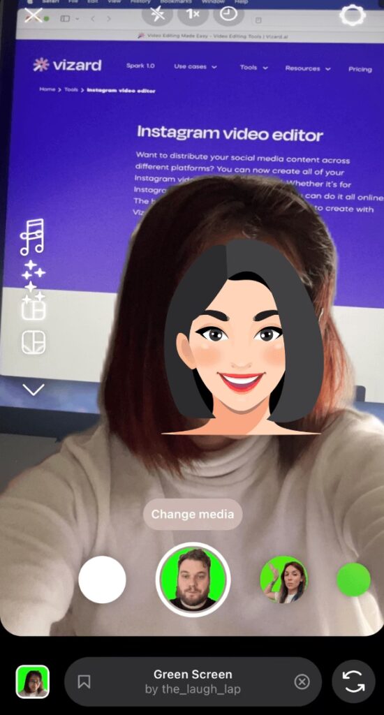 How to Use Green Screen Effect for Instagram Reels? (2024)